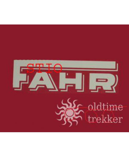 Fahr sticker